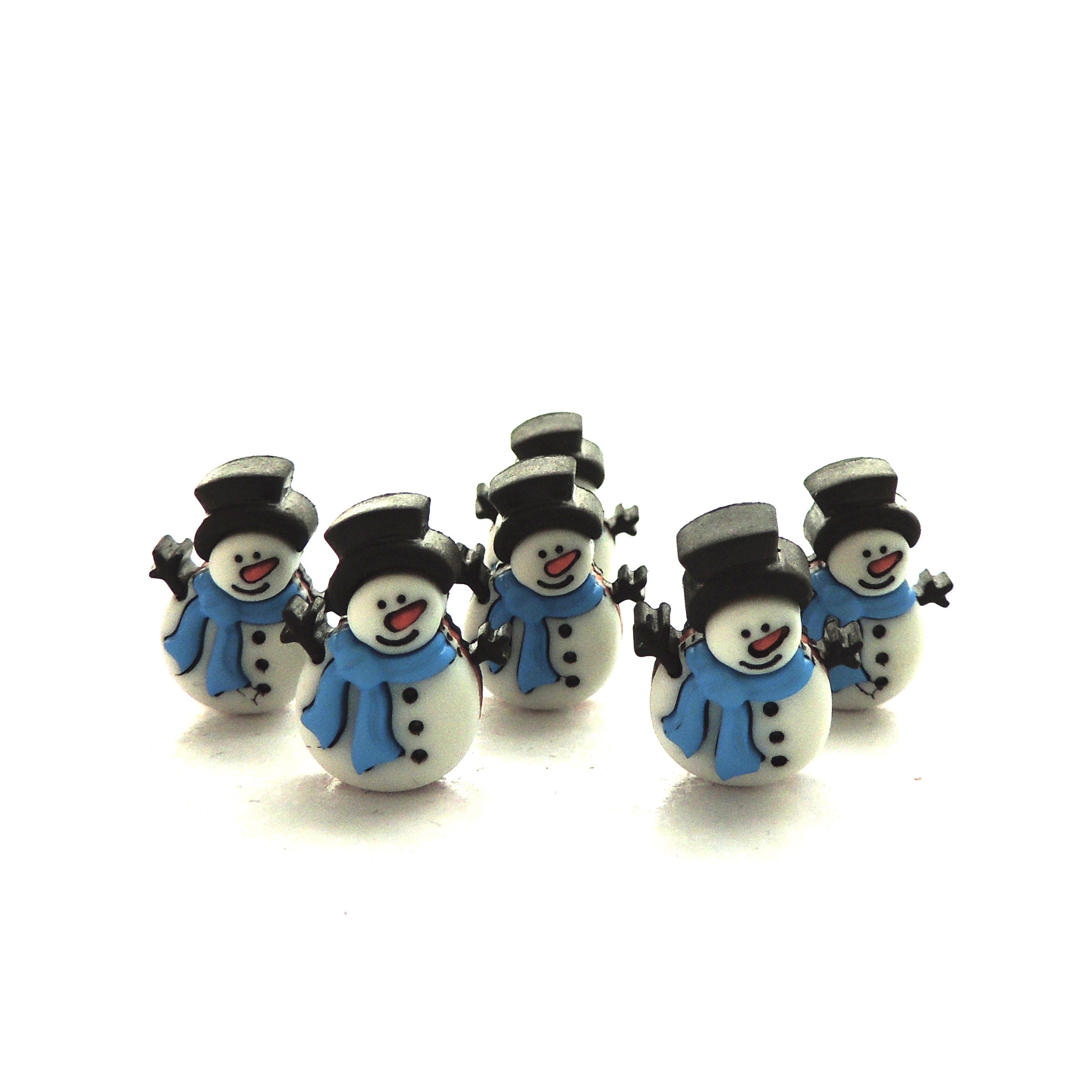 Classic Snowman Buttons by Buttons Galore / Winter Holiday - Etsy