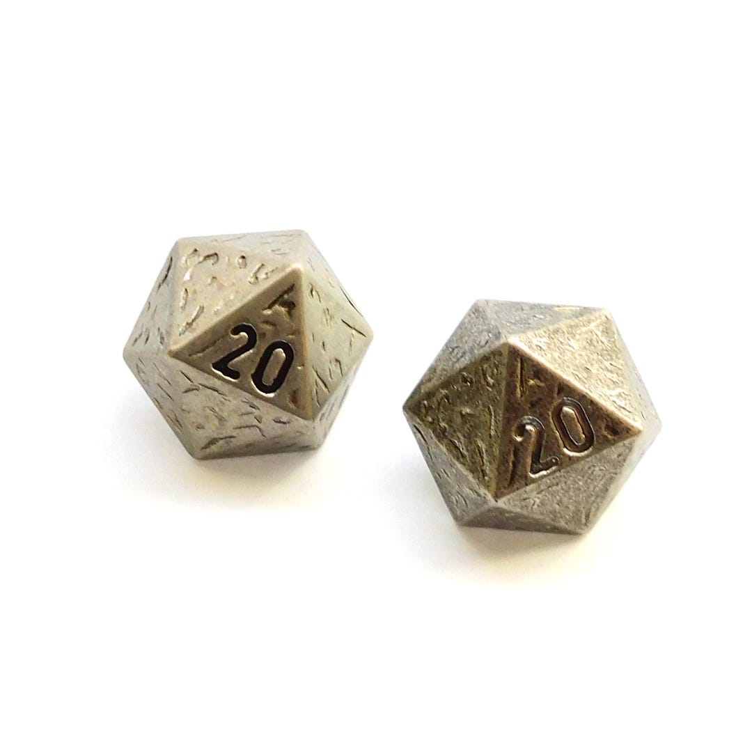 Twenty Sided Dice Buttons by Dill / Role Playing Game Craft ...