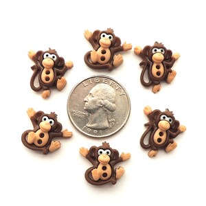 Sew Cute Monkeys Buttons by Dress It up / Novelty Sewing Embellishments ...