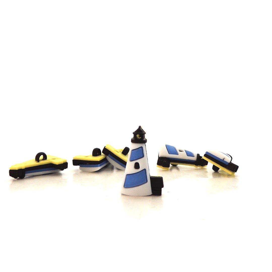 Lighthouse Buttons - Buttons Galore / Beach Vacation Embellishments ...