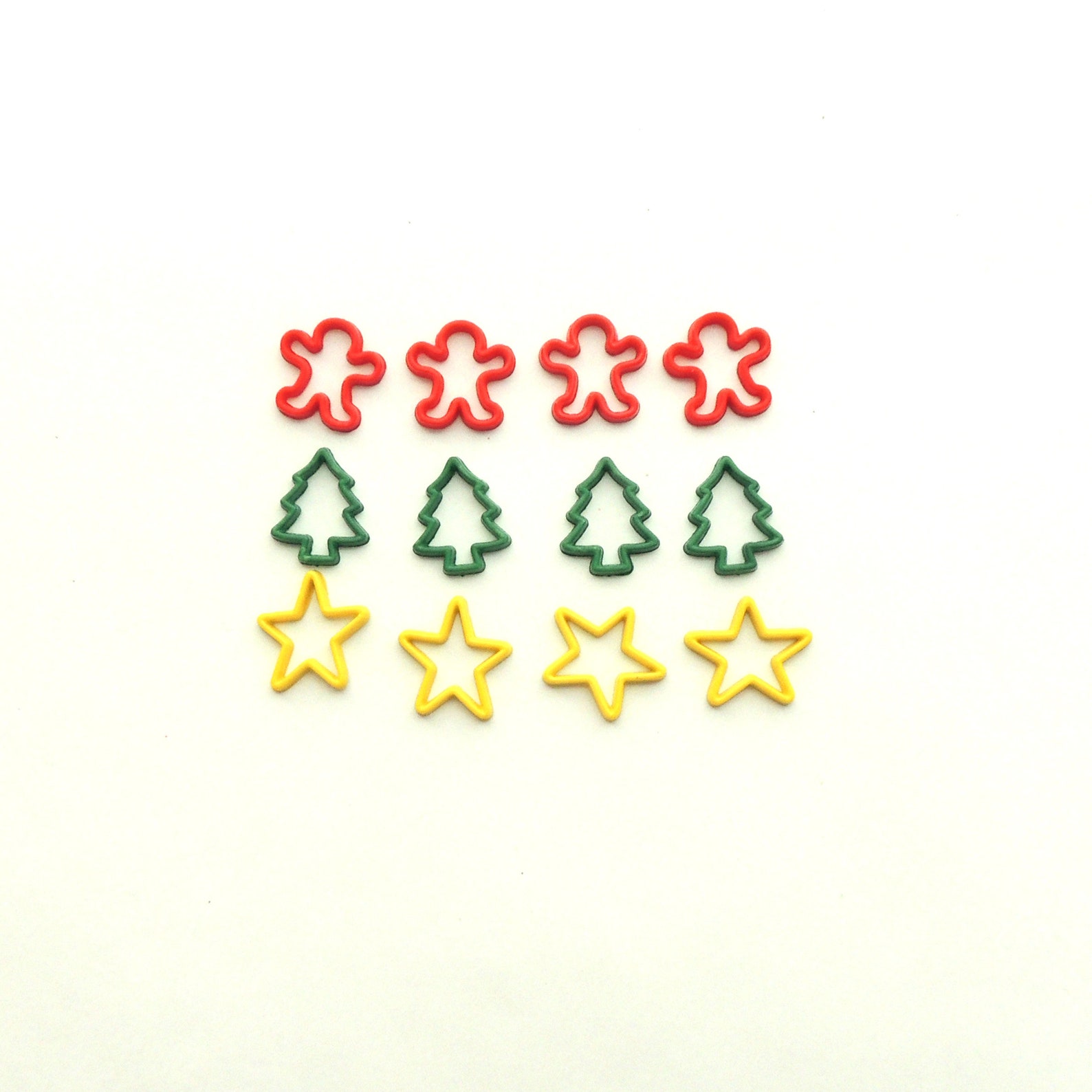 Colorful Cut Outs Buttons by Buttons Galore // Christmas Cookie Cutter ...