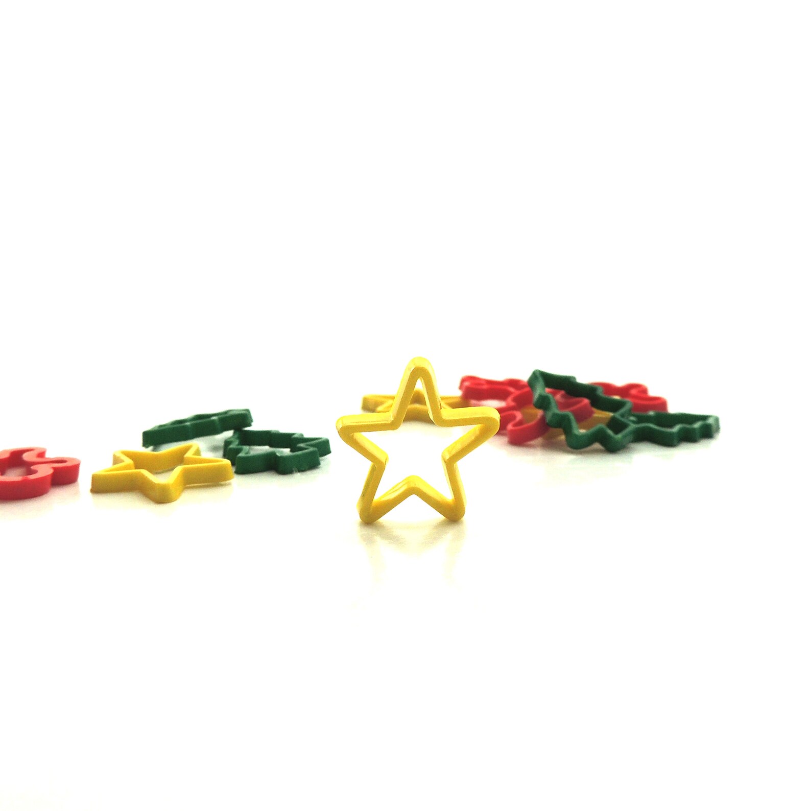 Colorful Cut Outs Buttons by Buttons Galore // Christmas Cookie Cutter ...