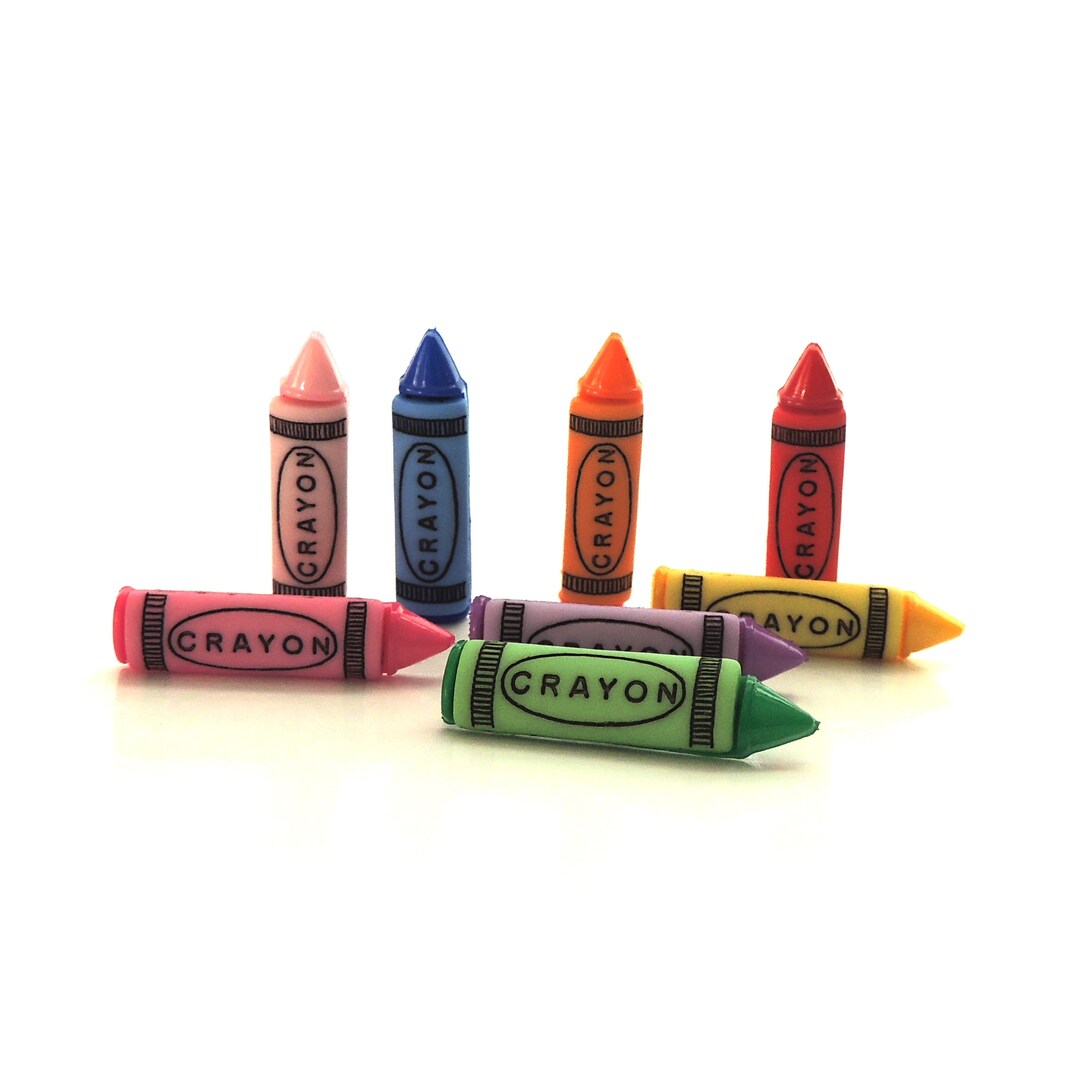 Crayon Buttons by Dress It up // Jesse James Novelty School Supplies ...