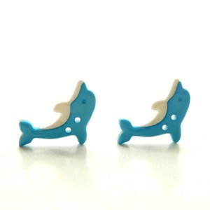 Dolphin Buttons by Dill / Ocean Creature Sew Through | Etsy