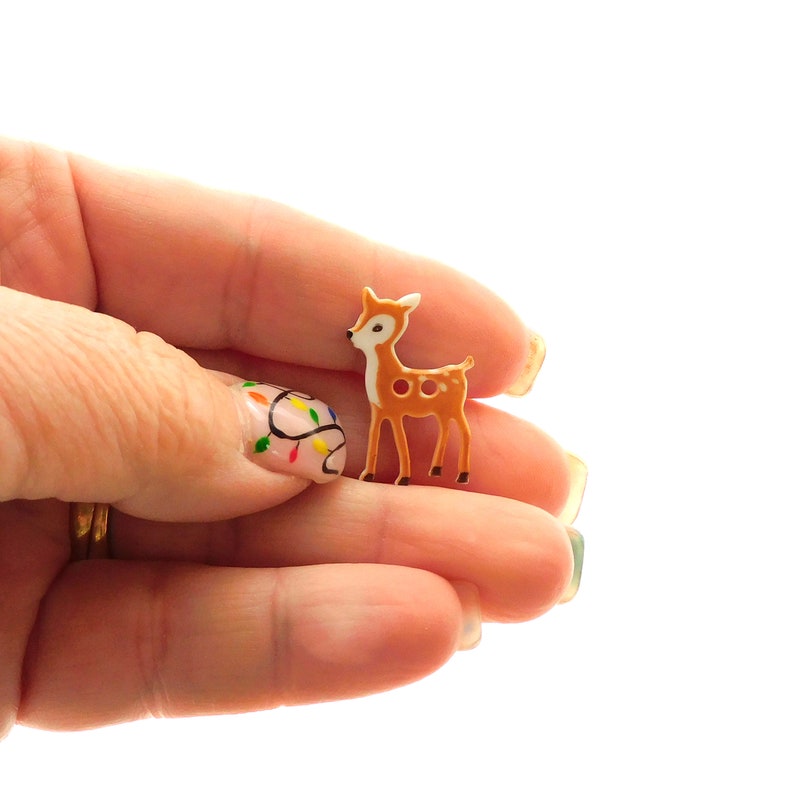 Deer Buttons by Dill / Woodland Creature Sew Through - Etsy