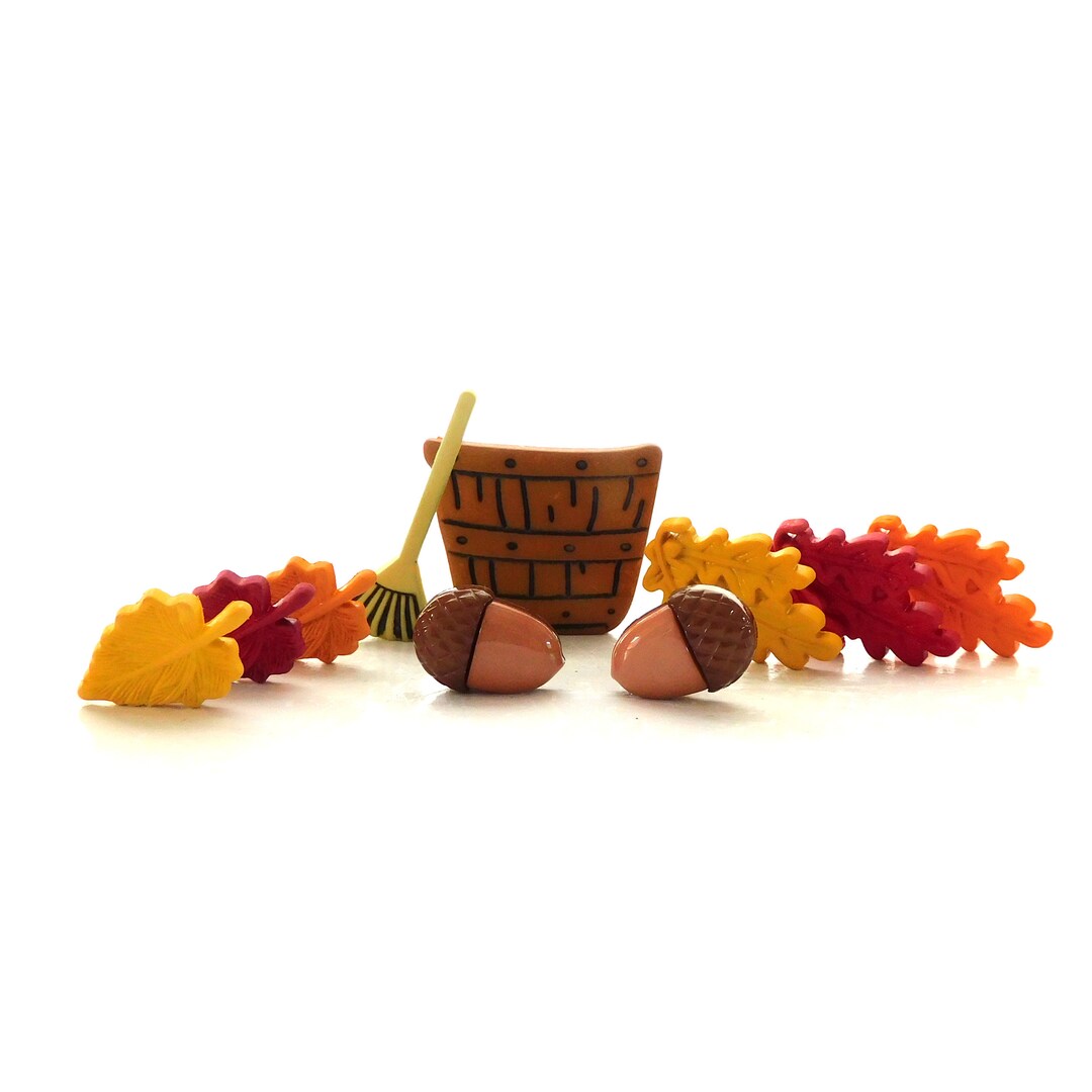 Fall Clean up Buttons by Buttons Galore // Novelty Sewing Autumn ...