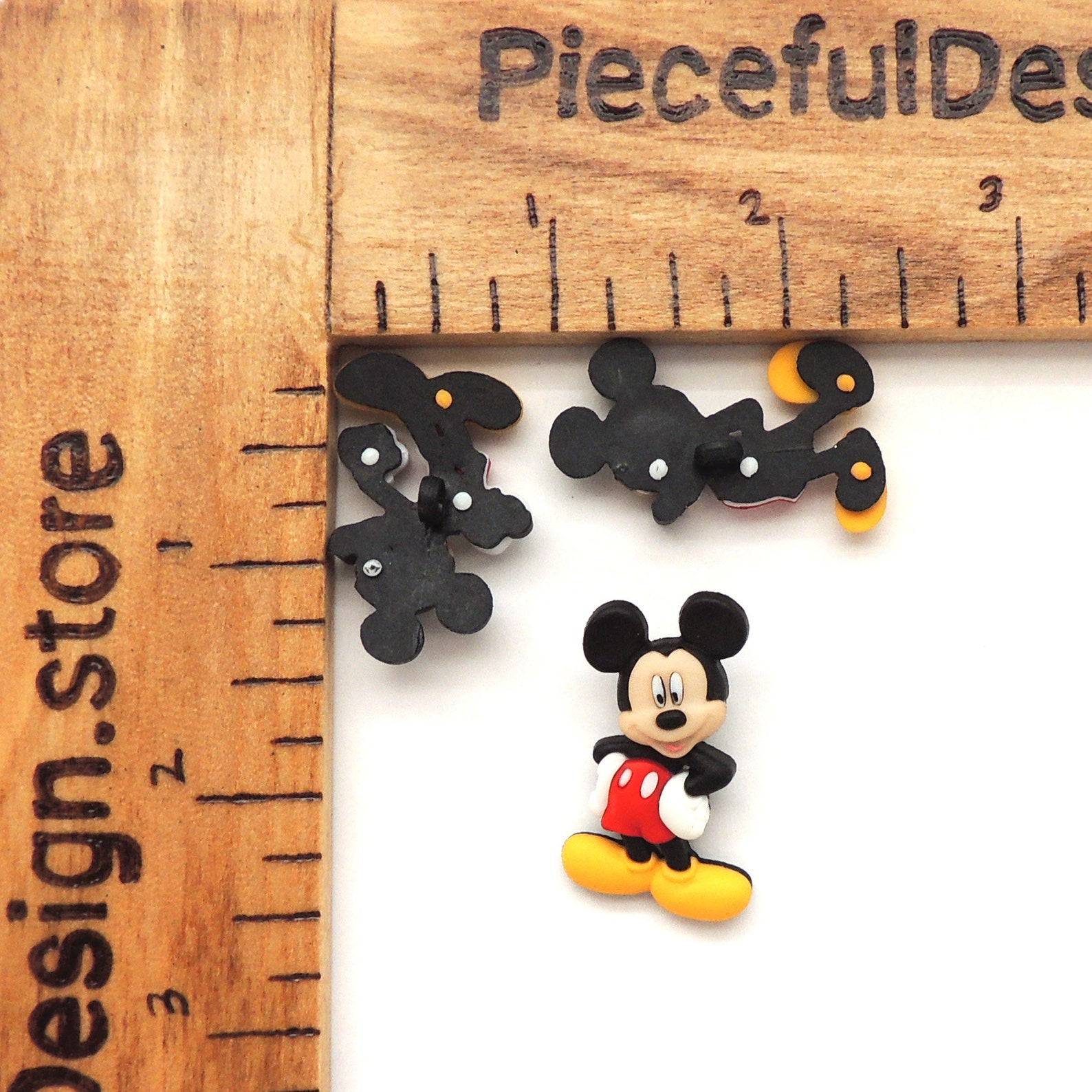 Mickey Mouse Buttons by Dress It up / Novelty Sewing Knitting - Etsy