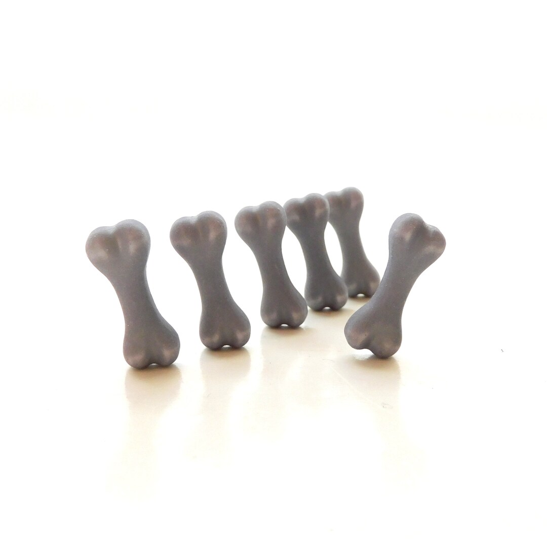 Gray Dog Bone Buttons - Buttons Galore/ Pet Craft Embellishment - Set ...