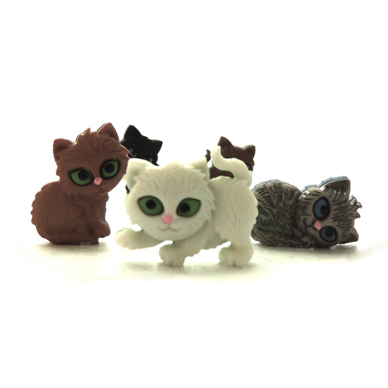 Cat Buttons - Etsy
