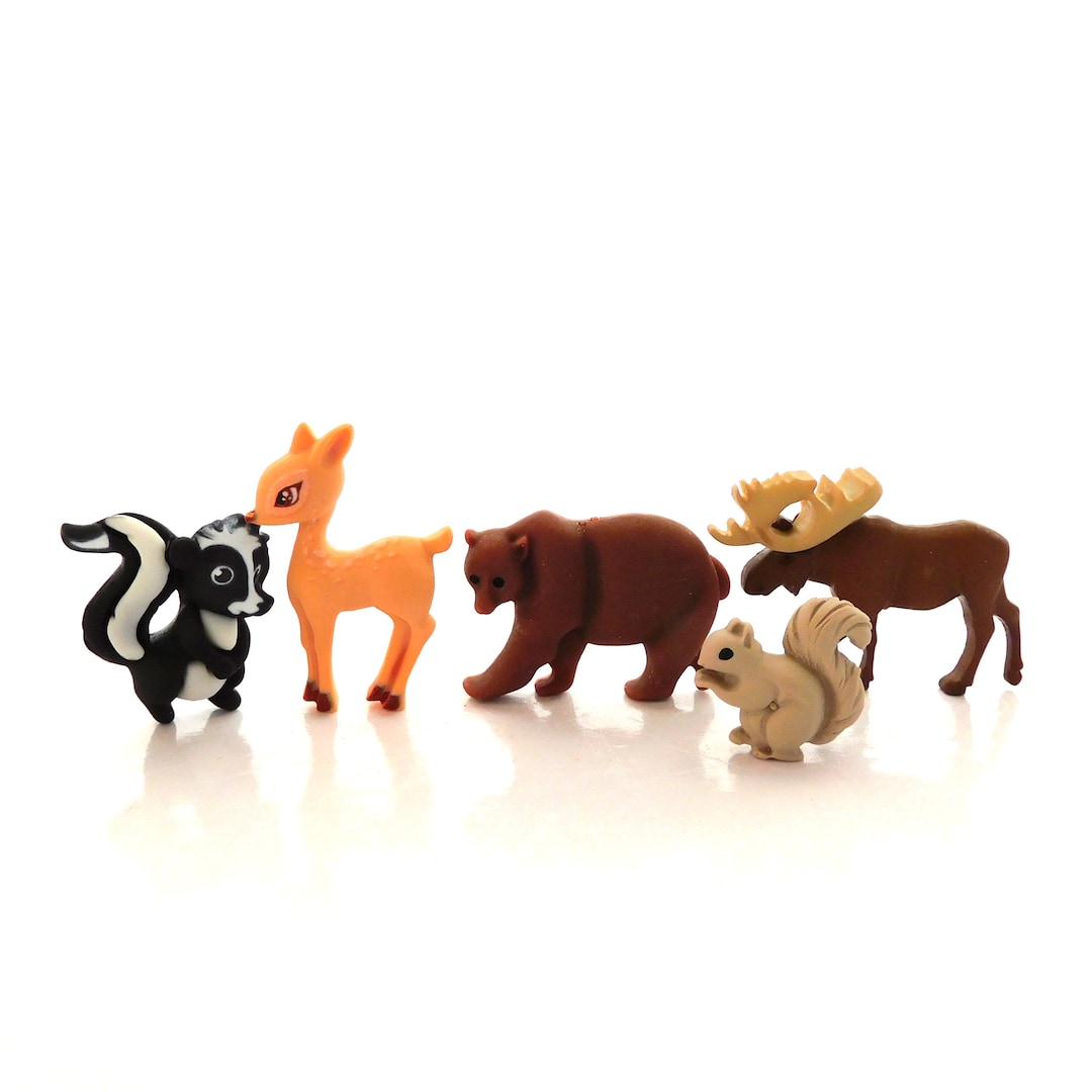 Forest Animals Embellishments by Shelly's Buttons / Wild Animal ...