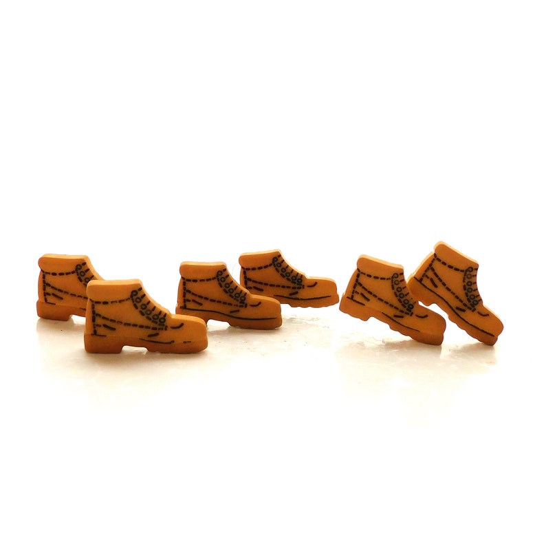 Hiking Boot Buttons by Buttons Galore // Work Shoe Craft Embellishments ...
