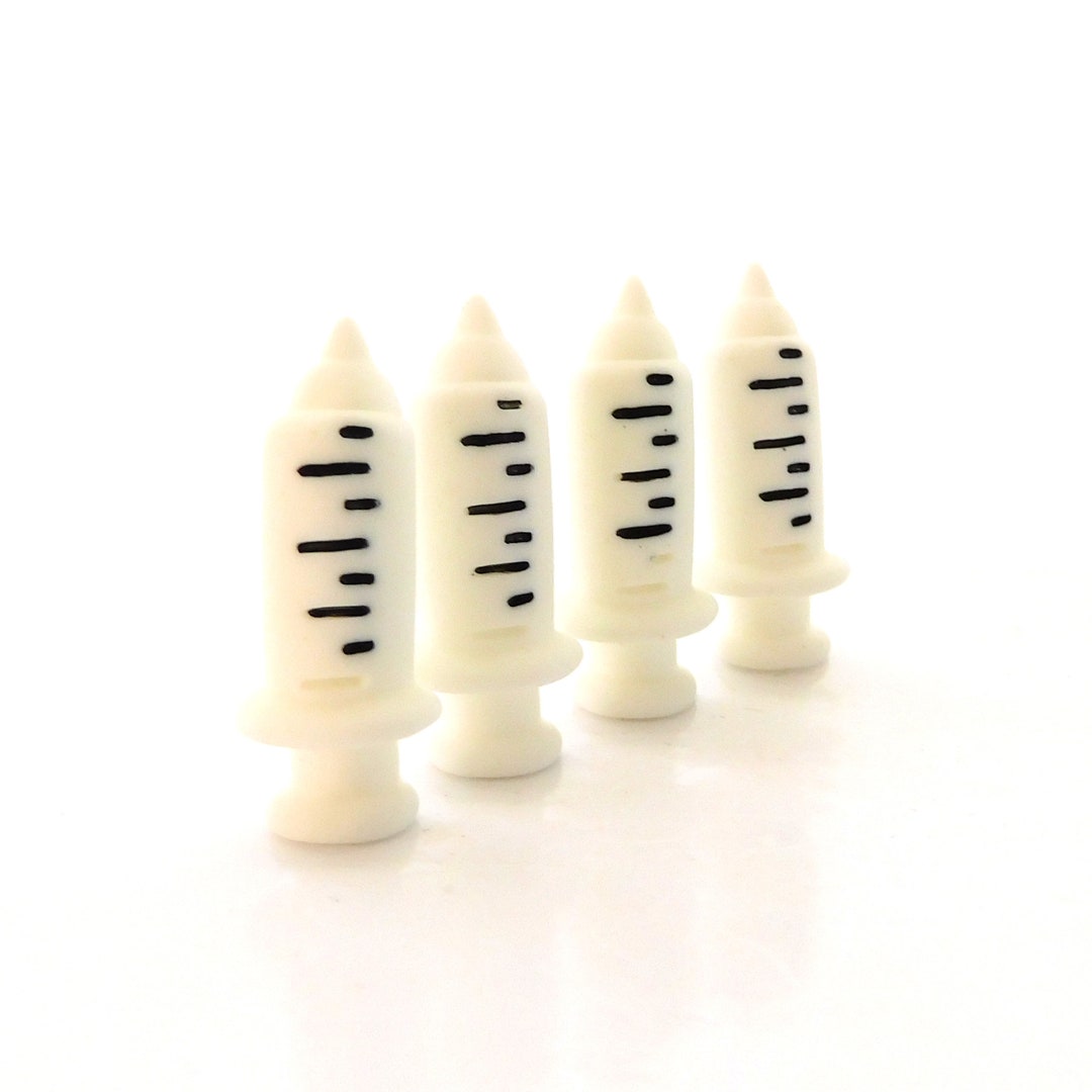 Syringe Flat Back Embellishments / Doctor - Nurse - Medical - Flatback ...