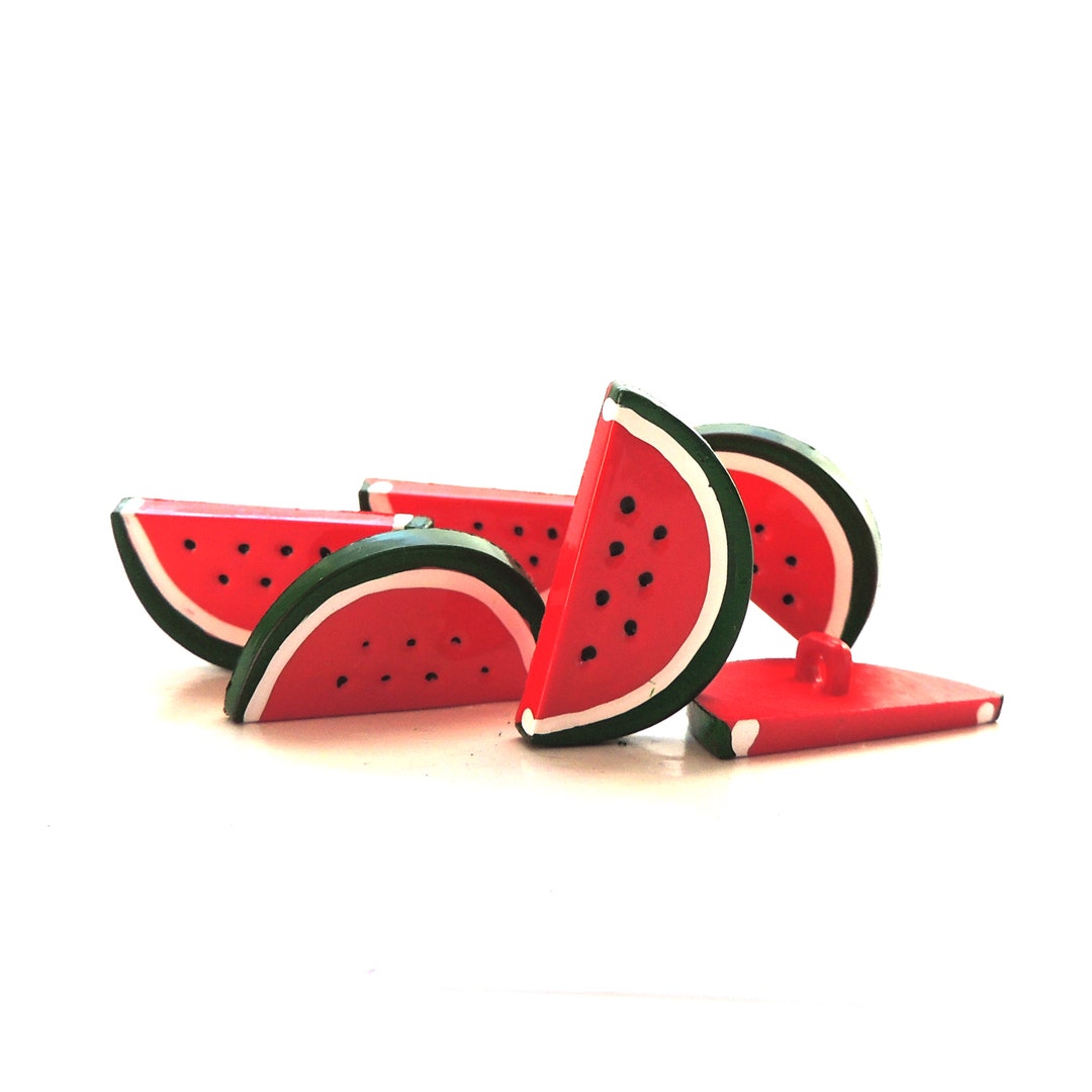 Watermelon Buttons by Buttons Galore / Novelty Sewing Scrapbooking ...