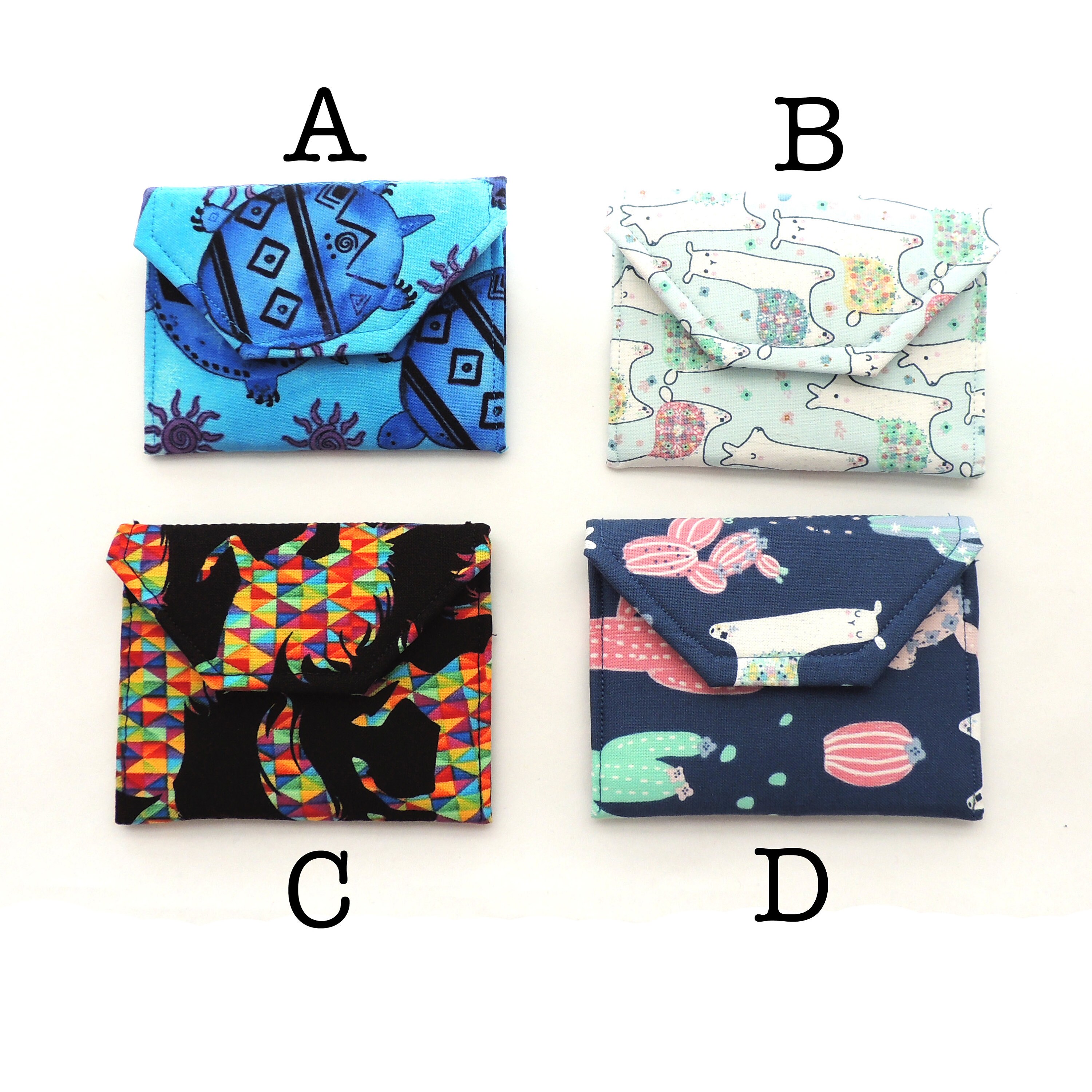 Animal Print Gift Card Holder: Reusable Fabric Money Holder - Etsy