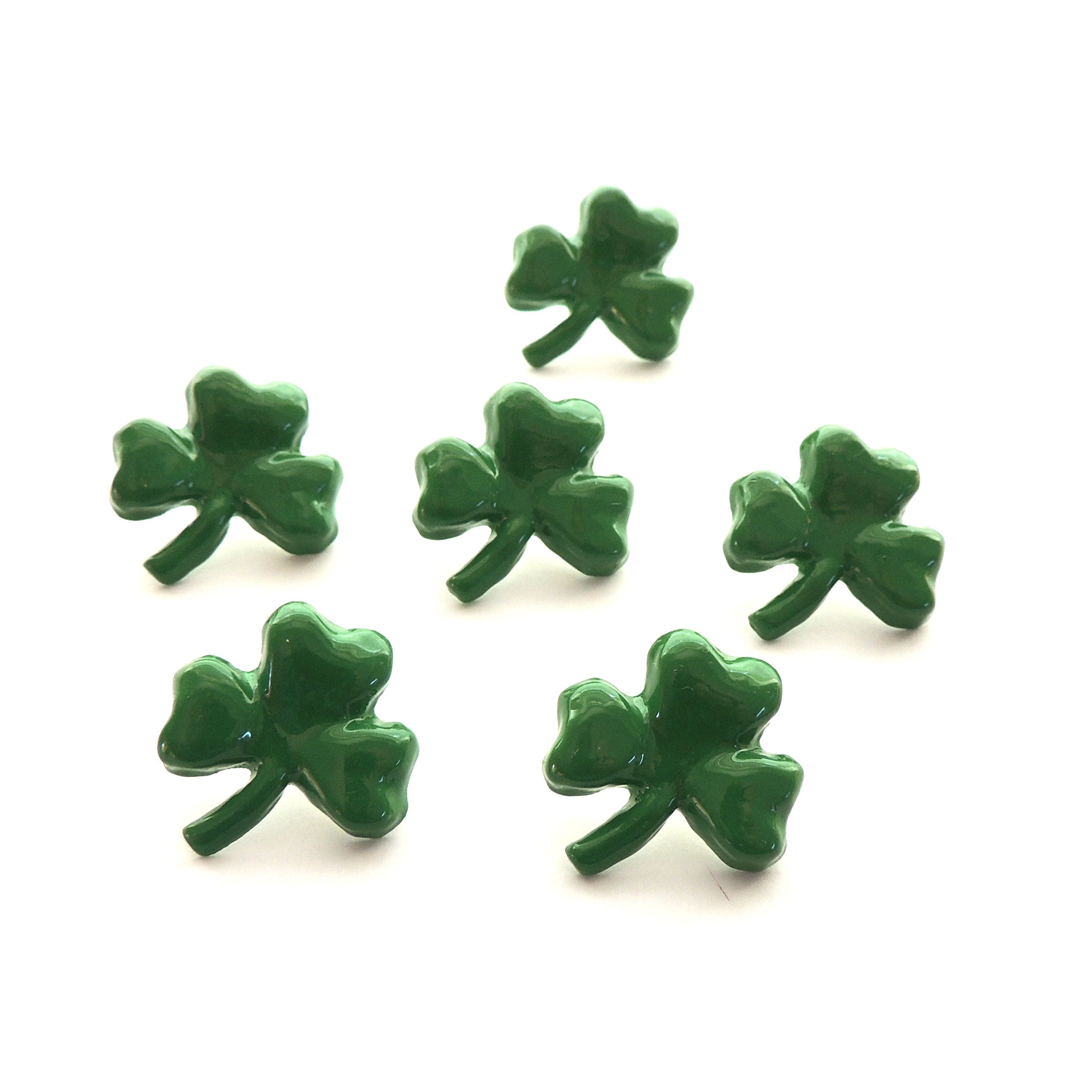 Shamrock Buttons Buttons Galore / Sewing Knit Novelty Clover | Etsy
