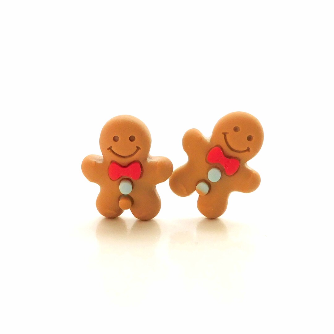 Gingerbread Man Flat Backs: Christmas Craft Embellishments - Set of SIX ...