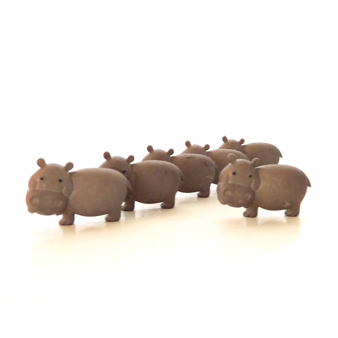 Hippopotamus Buttons by Dress It up // Animal Zoo Safari Embellishments ...