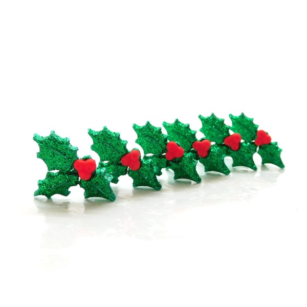 Holly Decorations - Etsy