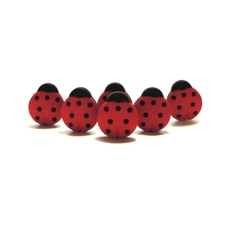 Lady Bug Buttons by Buttons Galore / Novelty Sewing - Etsy