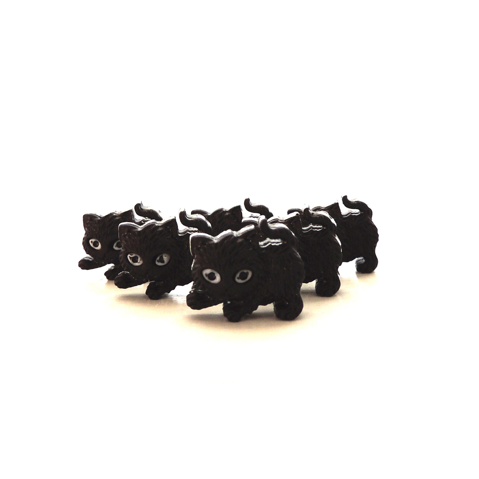 Black Cat Buttons by Buttons Galore/ Halloween Craft Embellishment - Etsy