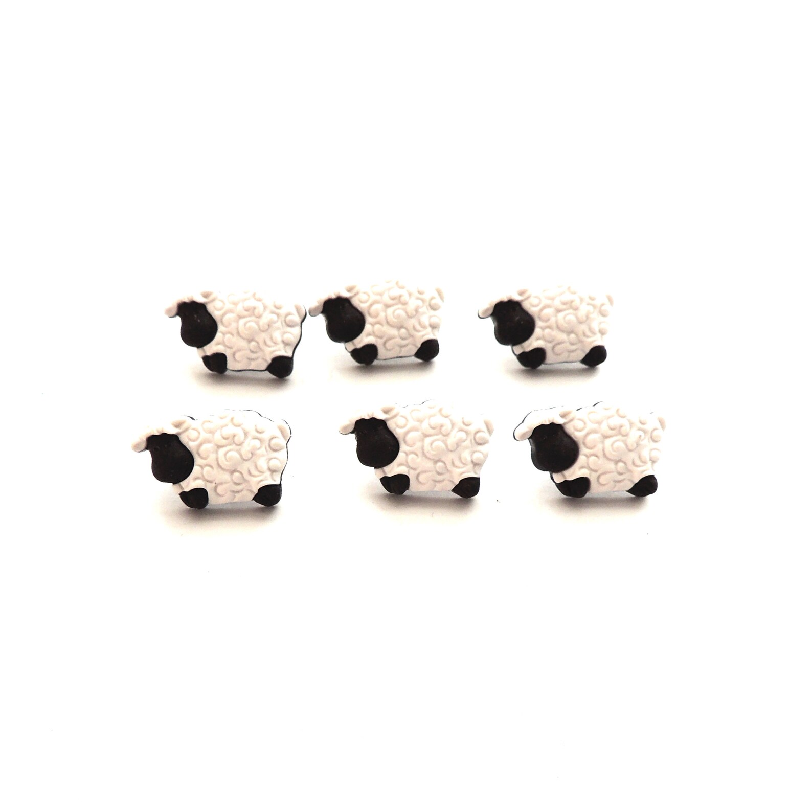 Sheep Buttons Buttons Galore / Novelty Farm Animal Embellishments Set ...
