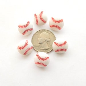 Large Baseball Buttons by Buttons Galore // Softball Team - Etsy