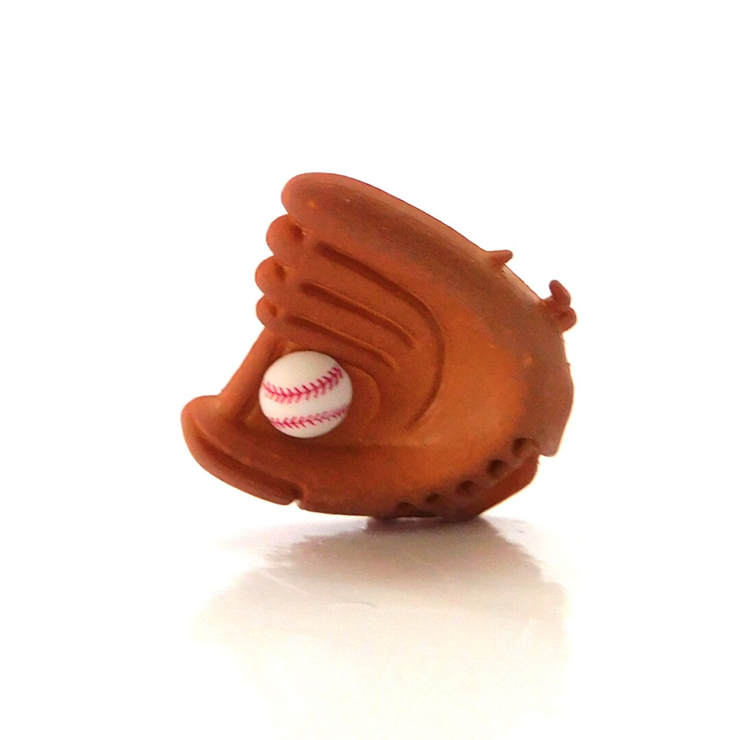 Baseball Glove Embellishments by Buttons Galore // Softball Flat Back ...