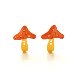 Mushroom Buttons by Dill / Mycology Sew Through Embellishments Set of ...