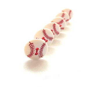 Baseball Buttons - White- by Buttons Galore // Softball Team Summer ...