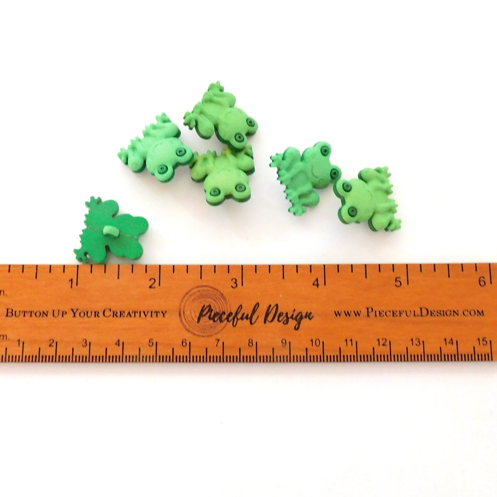 Frog Buttons by Buttons Galore / Novelty Animal Embellishments Set of ...