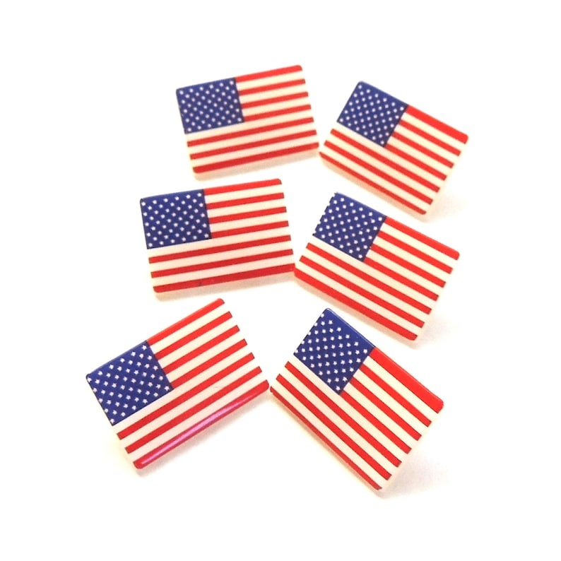 American Flag Buttons by Dress It Up: Patriotic Sewing Embellishments ...