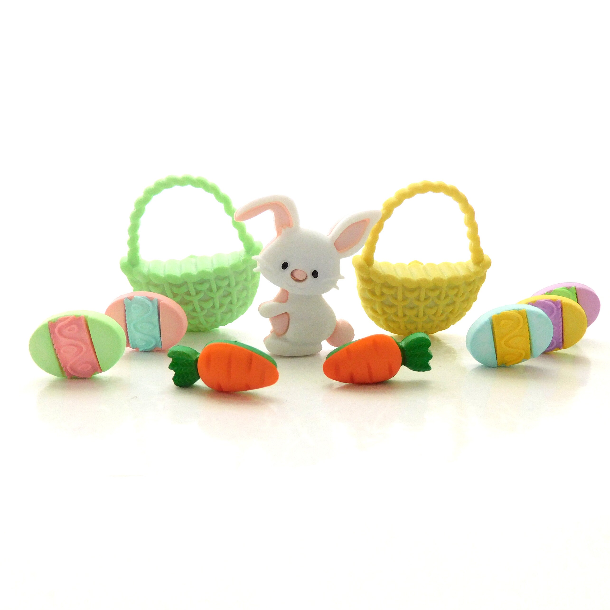 Easter Bunny Button Set by Shelly's Buttons and More / Spring Craft ...