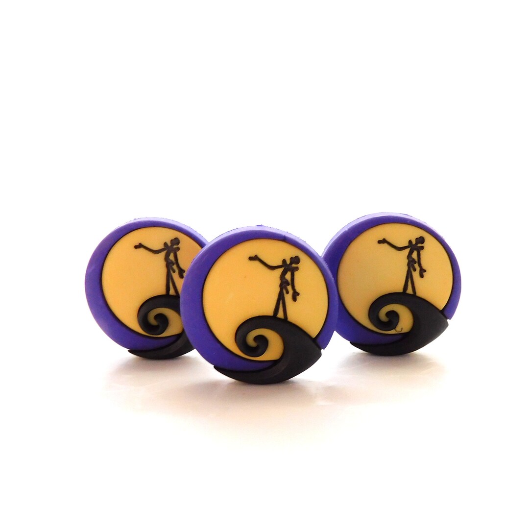 Nightmare Before Christmas Buttons: Spiral Hill Embellishments (set of ...