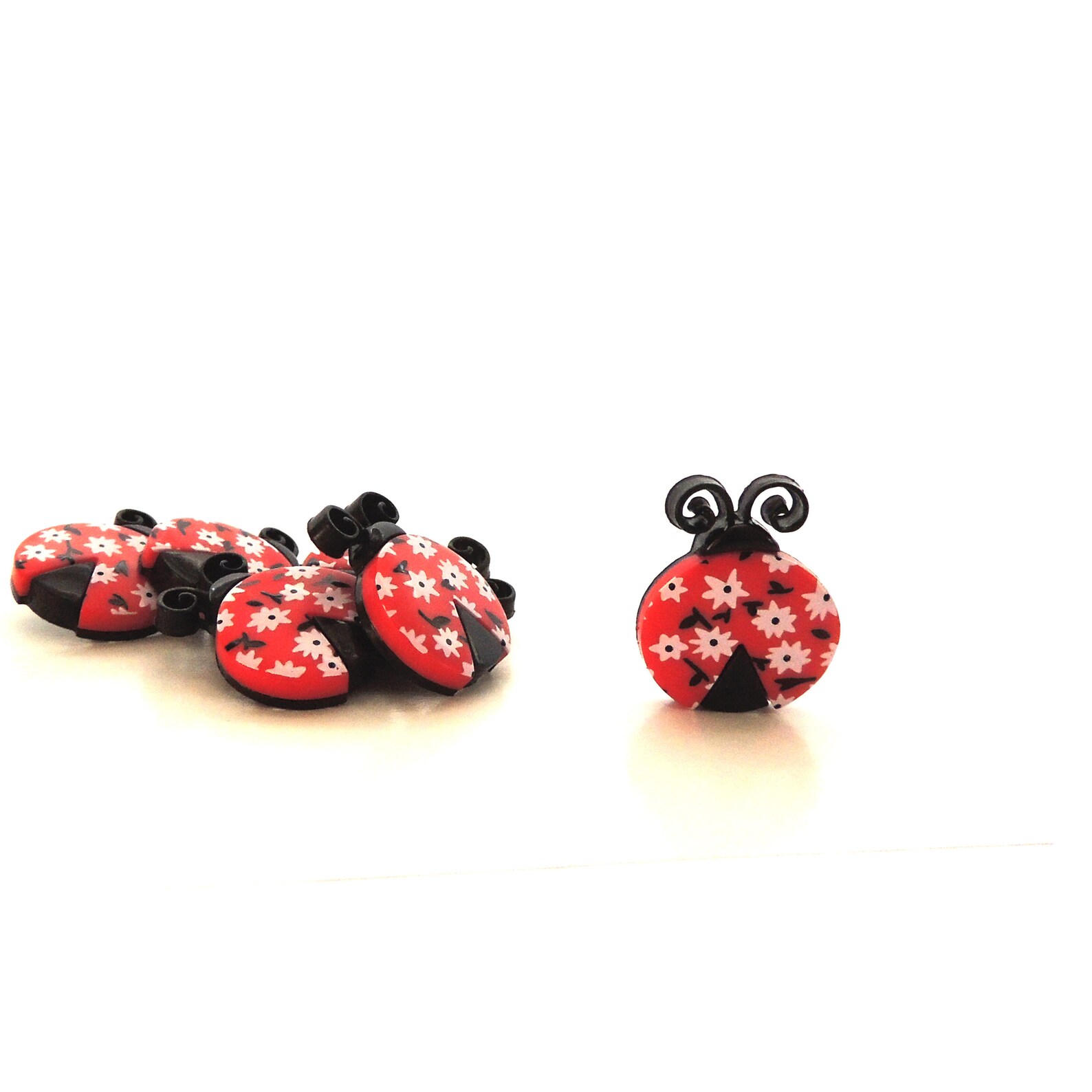 Ladybug Love Buttons by Dress It up / Novelty Insect Sewing ...