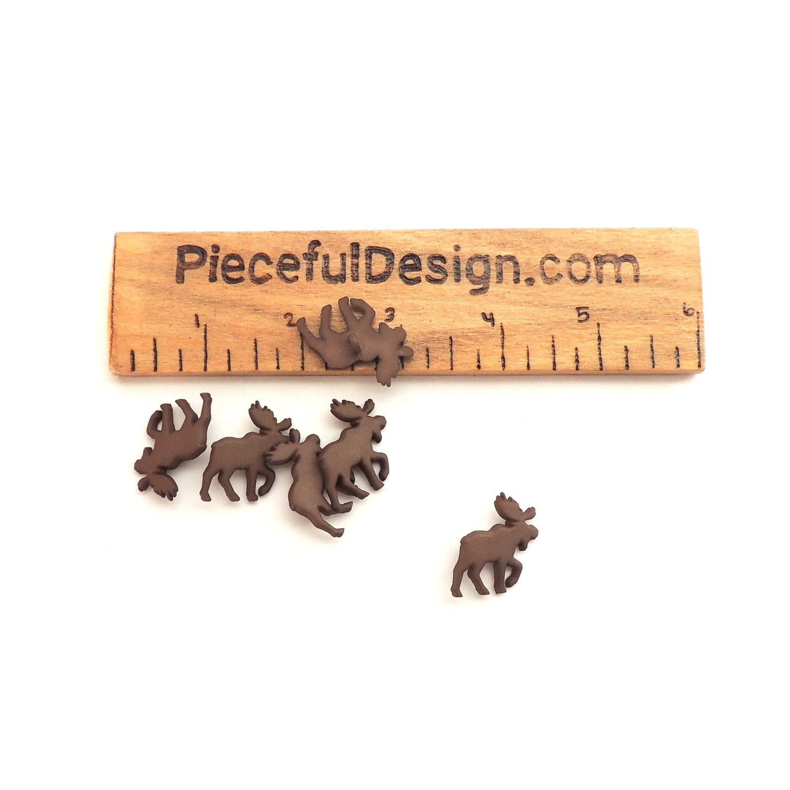 Moose Buttons by Dress It up // Wild Animal Novelty - Etsy