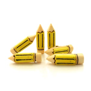 Pencil Buttons - Buttons Galore / School Writing Embellishment - Set of ...