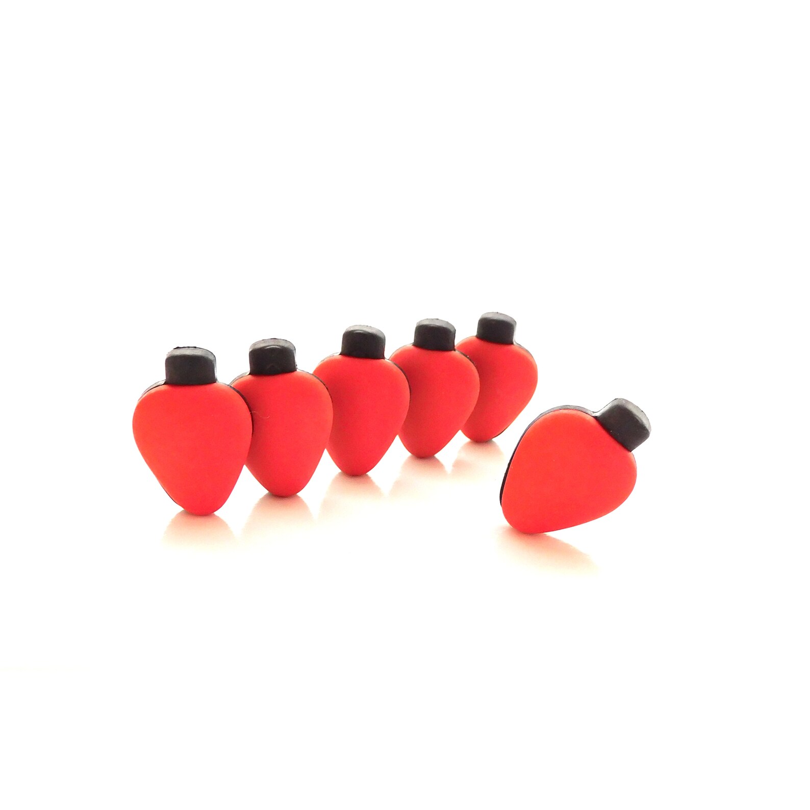 Matte Christmas Light Buttons Buttons Galore / Novelty | Etsy