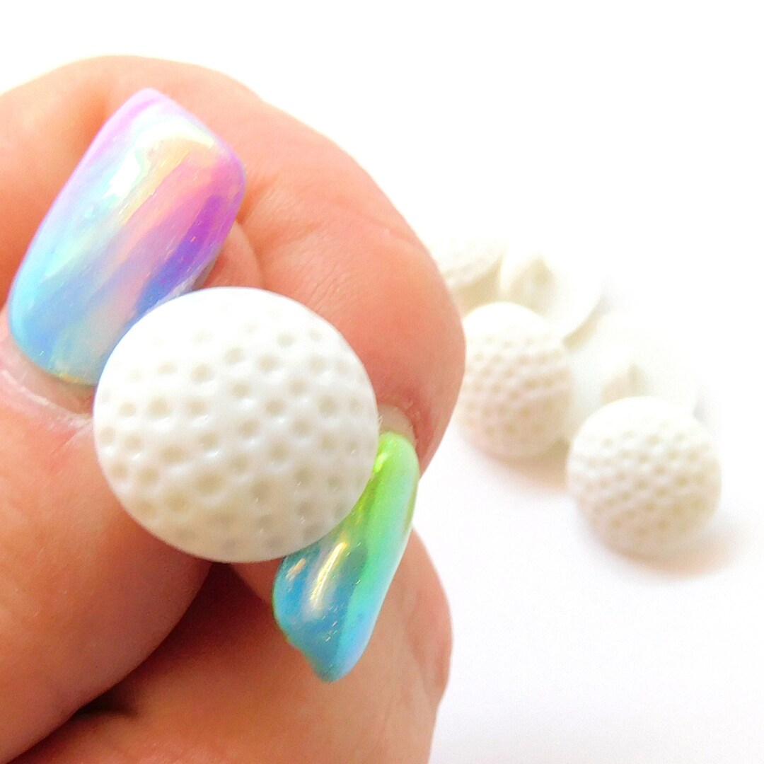 Golf Ball Buttons by Buttons Galore // Sports Craft Embellishments ...