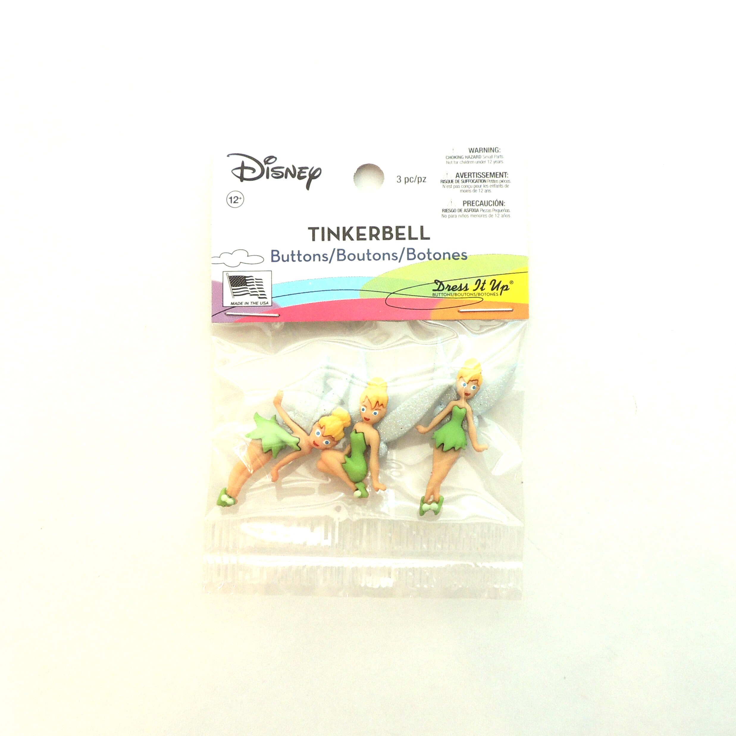 Tinkerbell Buttons by Dress It Up / Jesse James Disney | Etsy