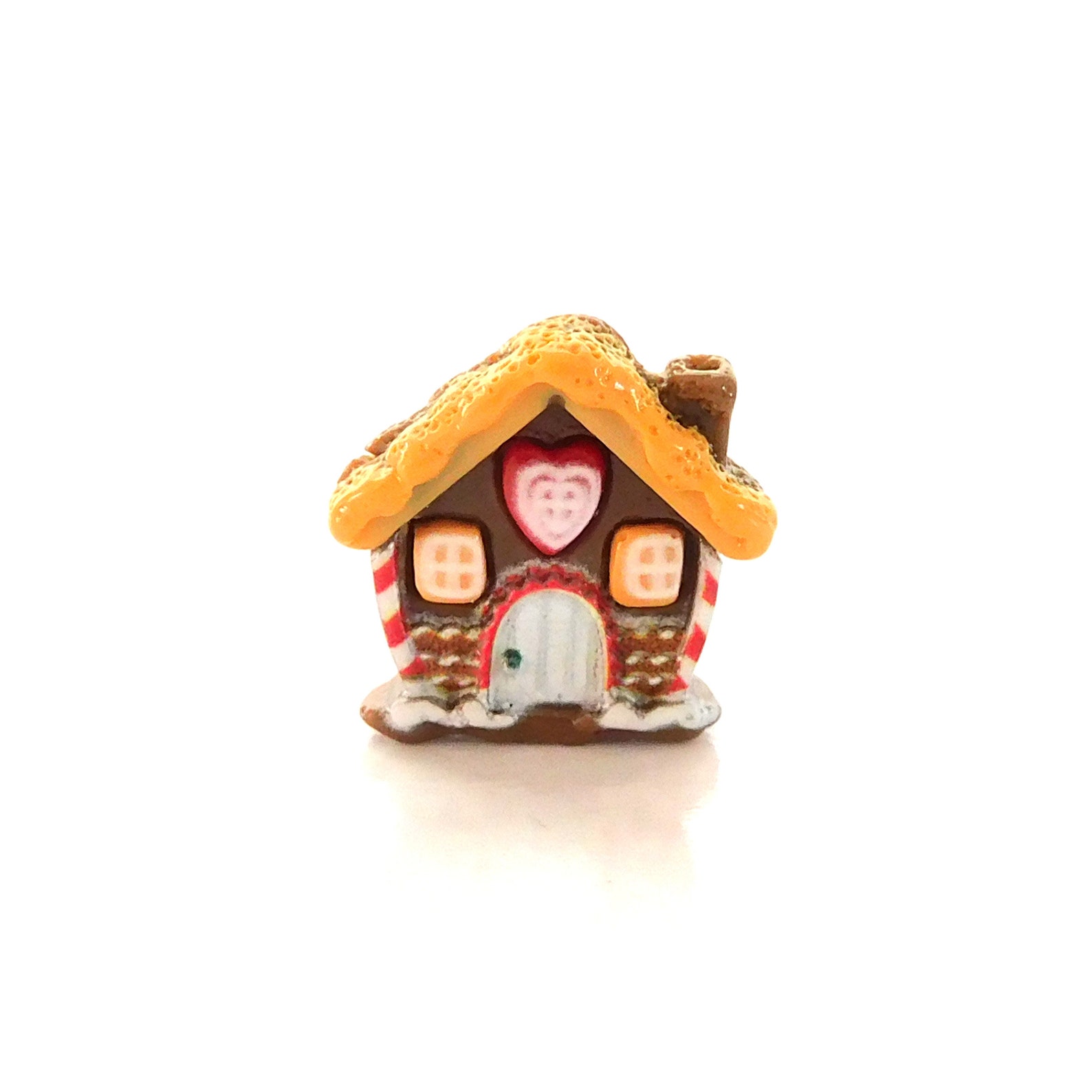Small Gingerbread House Flat Back Embellishments / Christmas Flatback ...