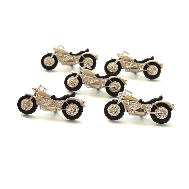 Motorcycle Buttons by Dress It up // Biker Craft - Etsy