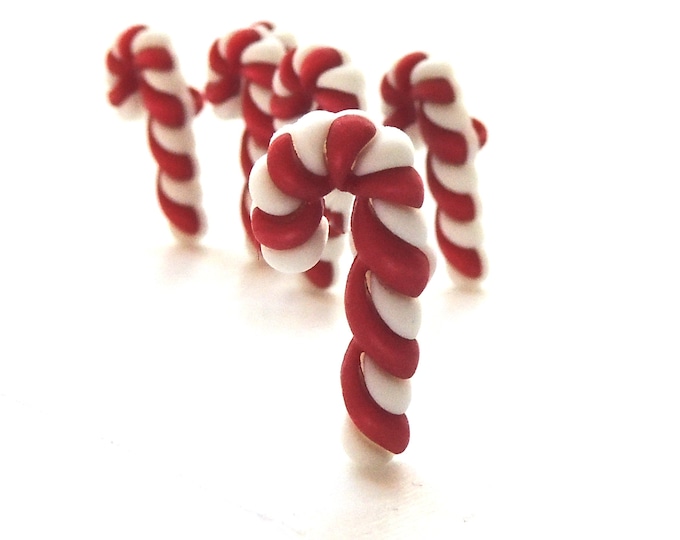 Candy Cane Buttons - Buttons Galore / Christmas Sew on Embellishments ...