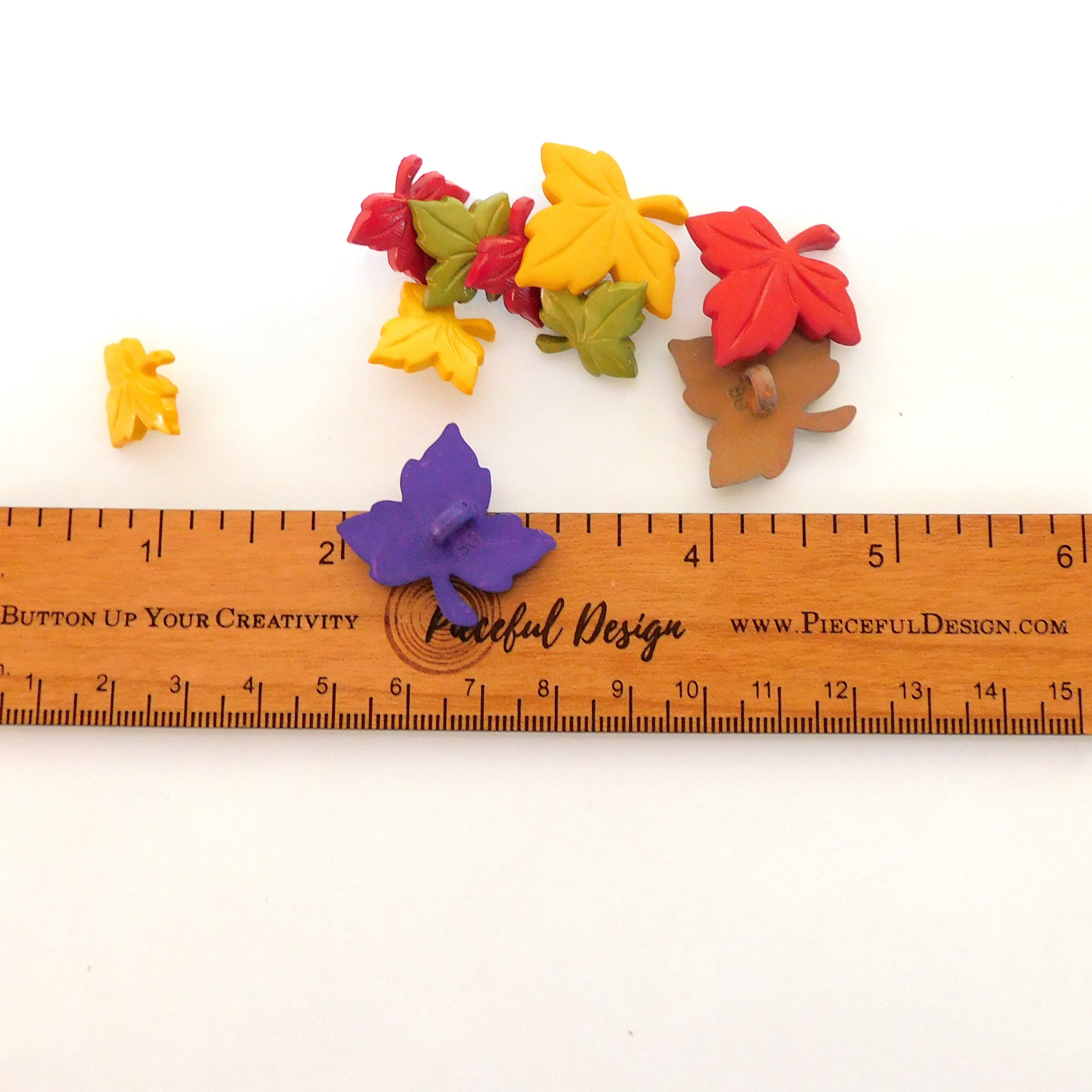 Autumn Leaves Buttons by Buttons Galore // Fall Tree Embellishments ...