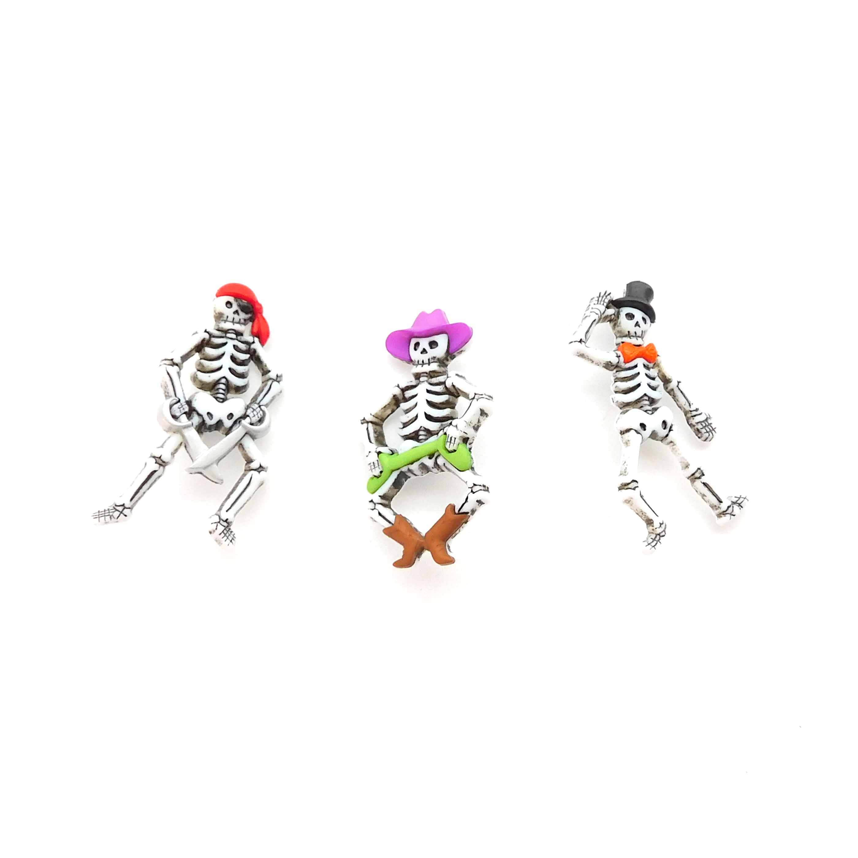 Bone-ified Characters Buttons by Dress It up / Novelty Halloween ...