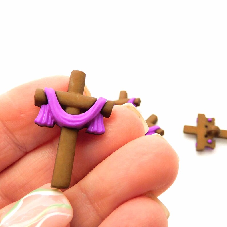 Easter Cross Buttons by Let's Get Crafty / Christian Religion ...