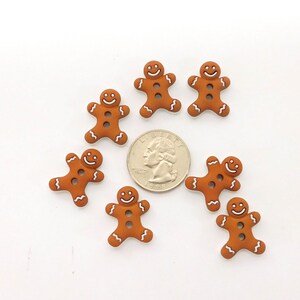 Gingerbread Man Buttons by Dress It Up: Christmas Cookie Embellishments ...
