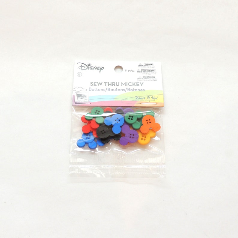 Sew Thru Mickey Buttons by Dress It up / Officially Licensed Disney ...