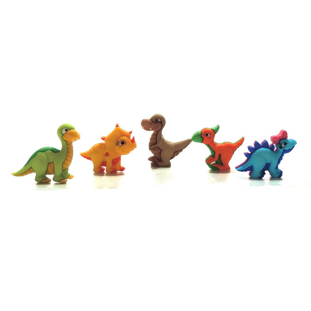 Dinosaur Buttons: Dino-mite Novelty Sewing Embellishments by Dress It ...