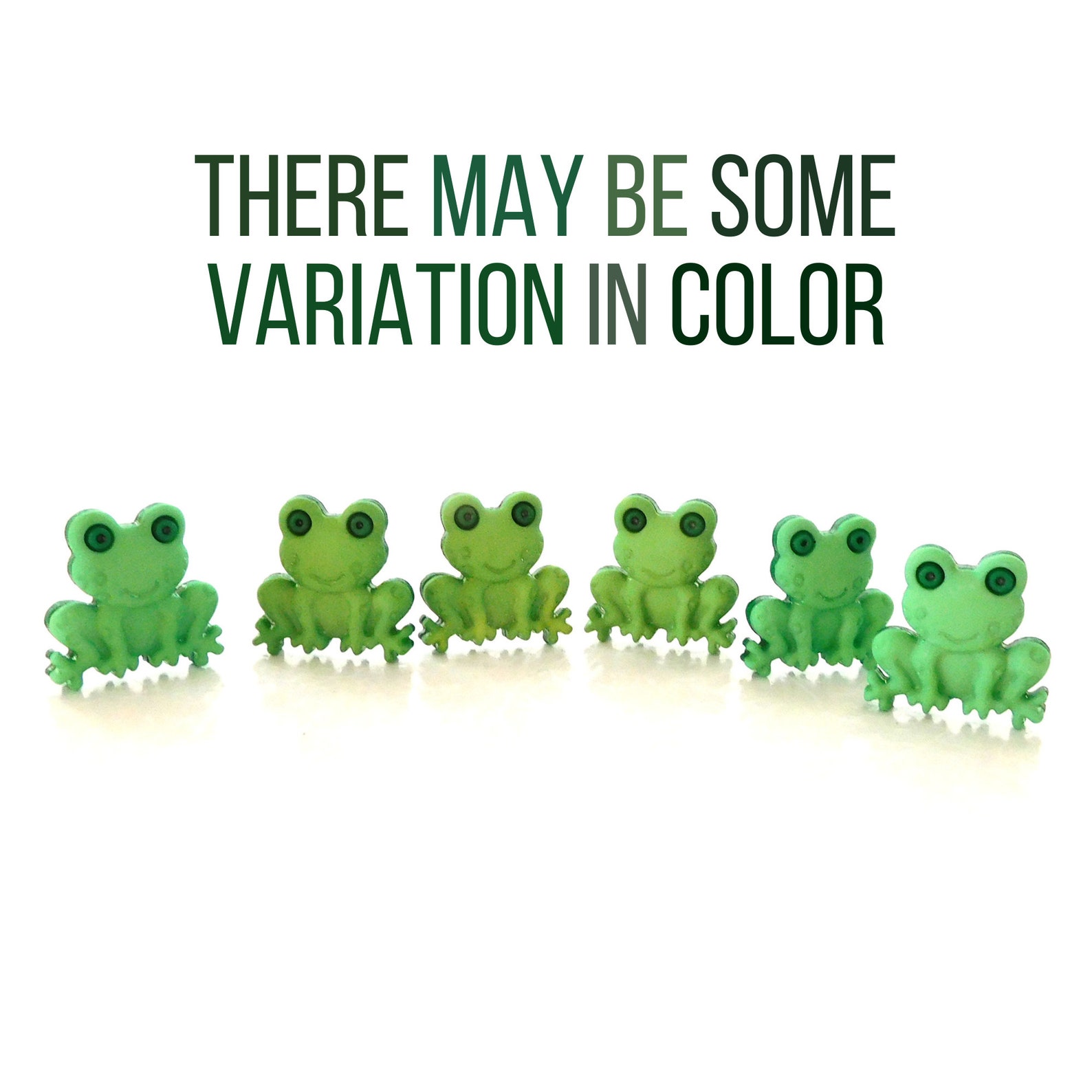 Frog Buttons by Buttons Galore / Novelty Animal Embellishments Set of ...