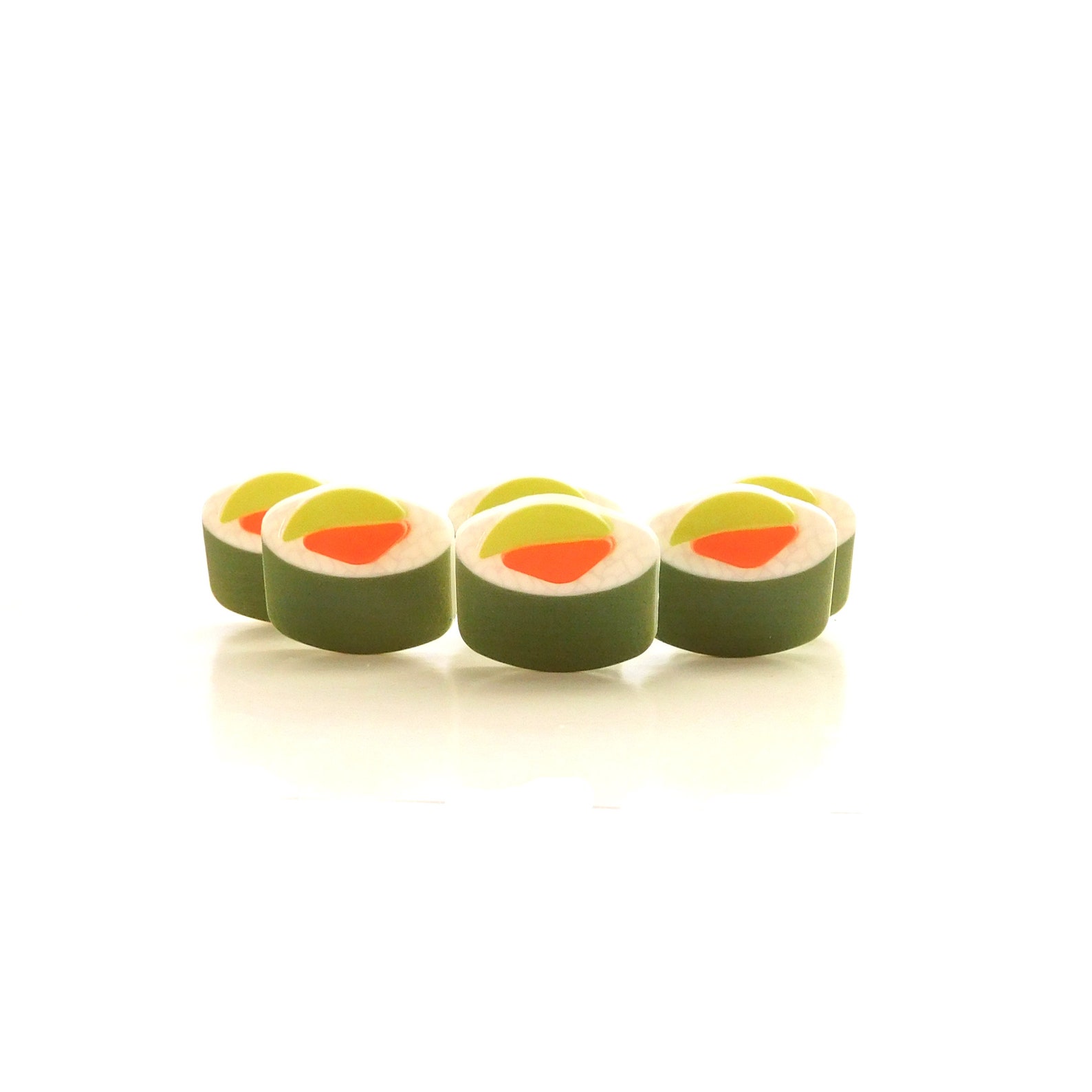 California Roll Buttons by Flair Originals/ Novelty Food - Etsy